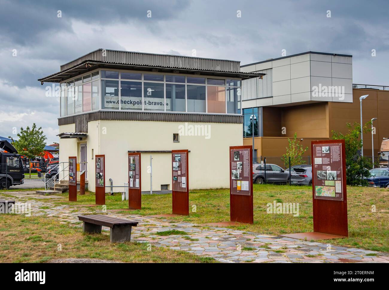 05 . 10 . 2023 . Checkpoint Bravo - der Wachturm am ehemaligen ...