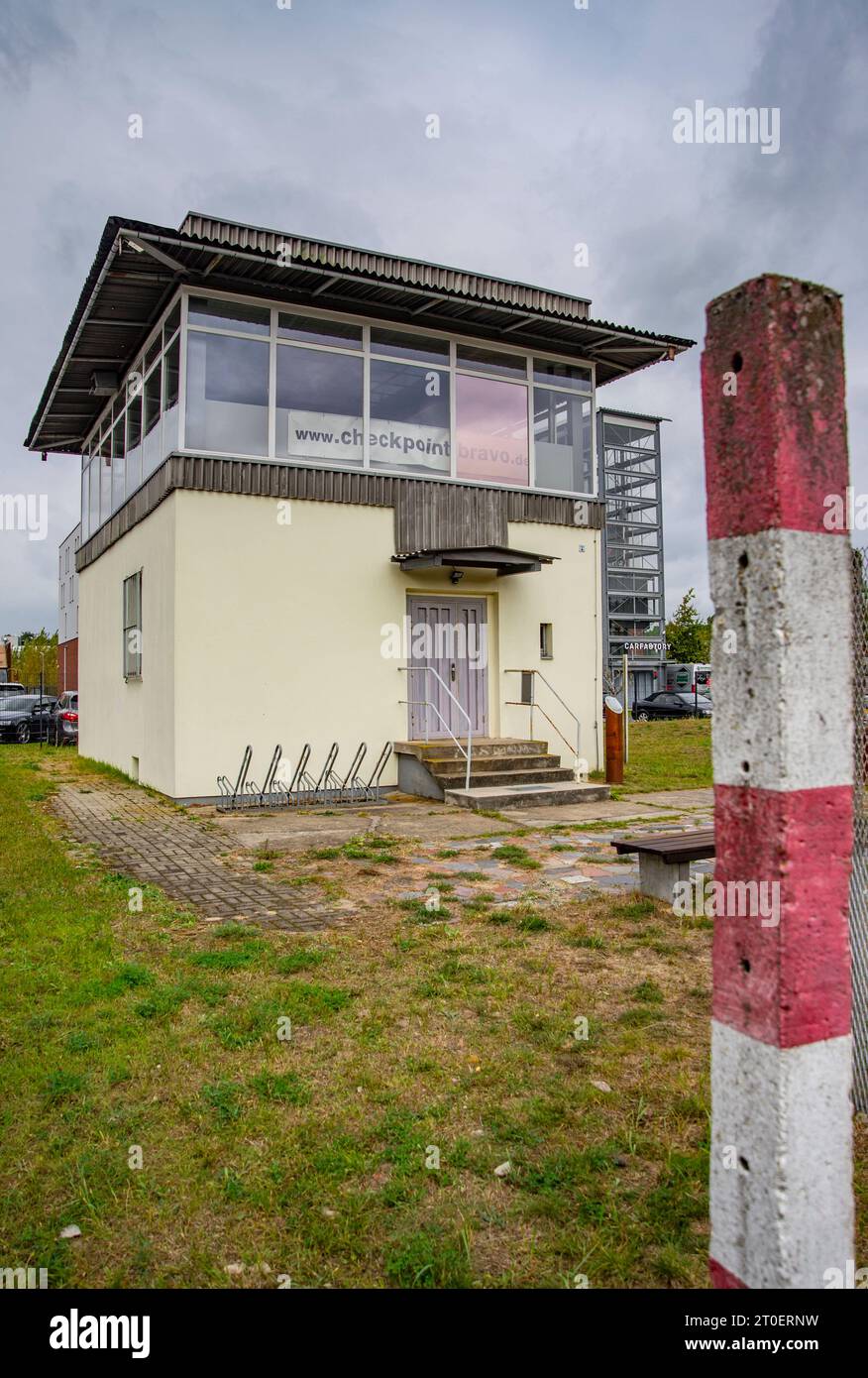 05 . 10 . 2023 . Checkpoint Bravo - der Wachturm am ehemaligen ...