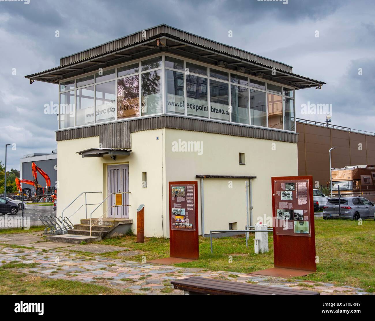 05 . 10 . 2023 . Checkpoint Bravo - der Wachturm am ehemaligen ...