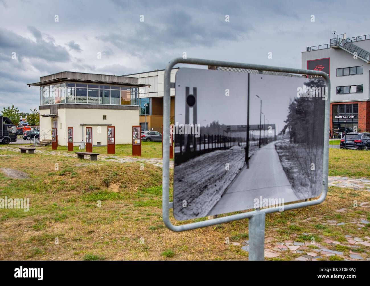 05 . 10 . 2023 . Checkpoint Bravo - der Wachturm am ehemaligen ...