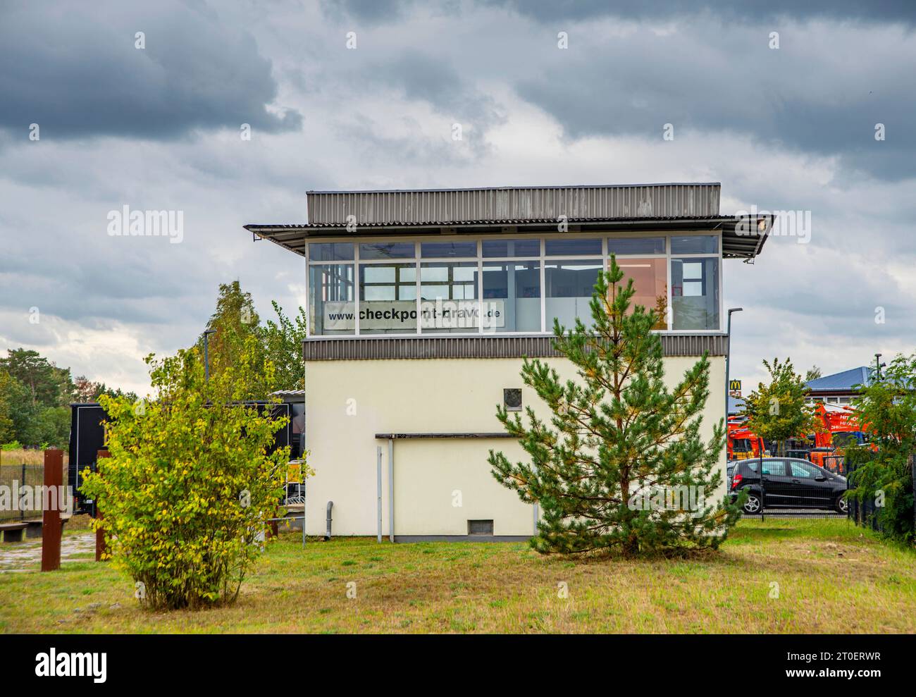 05 . 10 . 2023 . Checkpoint Bravo - der Wachturm am ehemaligen ...