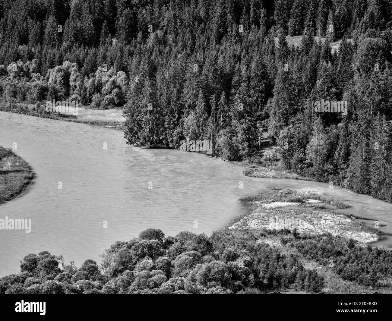 At the Litzau loop above Burggen Stock Photo - Alamy