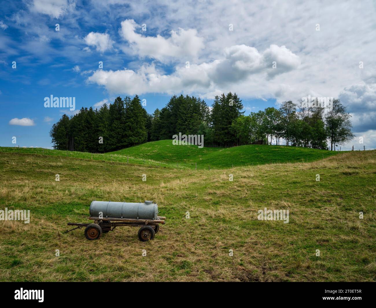 Terminal moraine of the Lech glacier (Schongau tongue) during the Würme ...