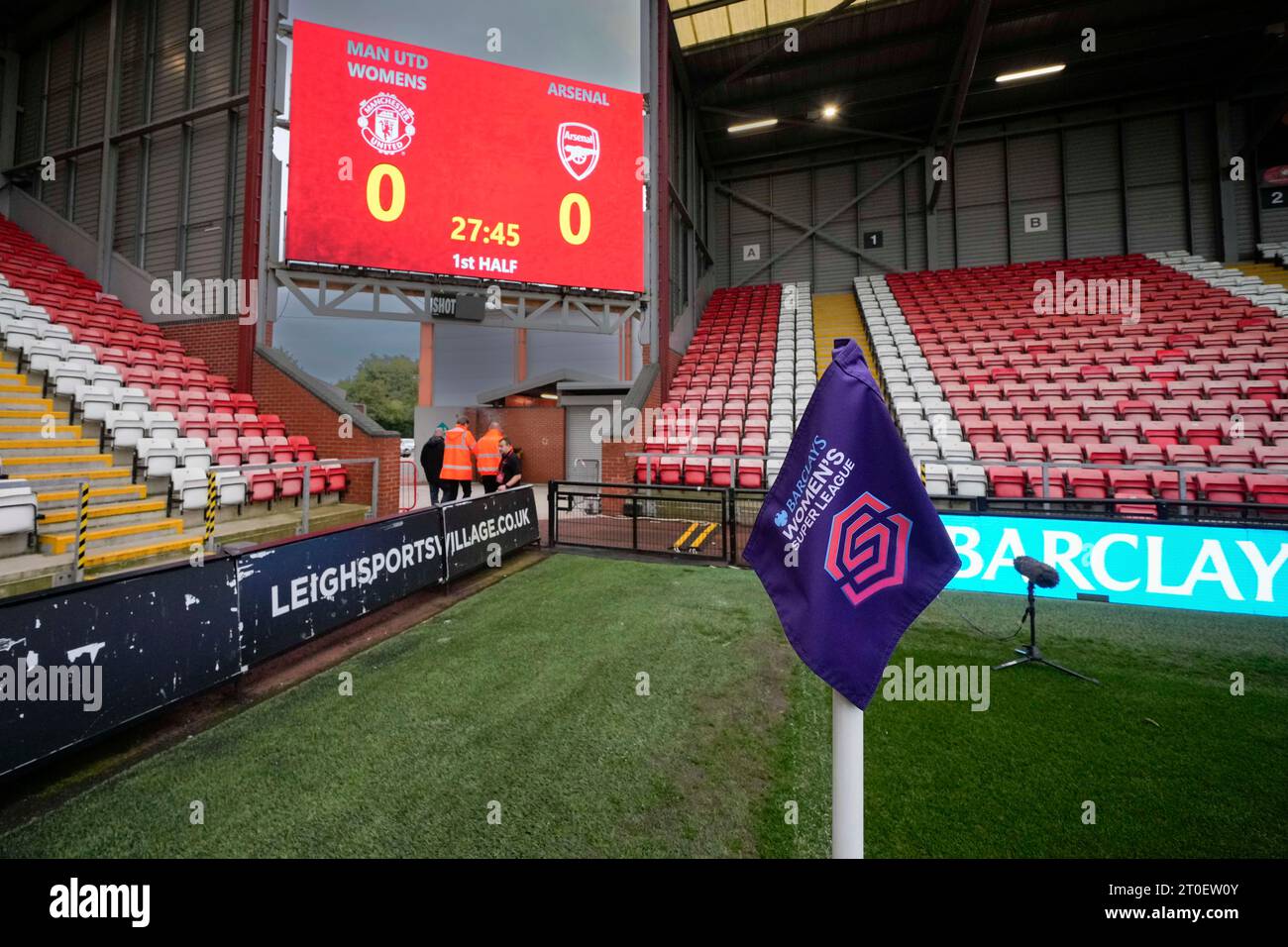 A general view of the Leigh Sports Village Stadium, home of Manchester ...