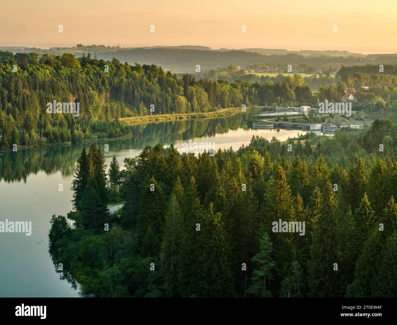 Lech view at the Winkelkapelle near Kinsau Stock Photo - Alamy