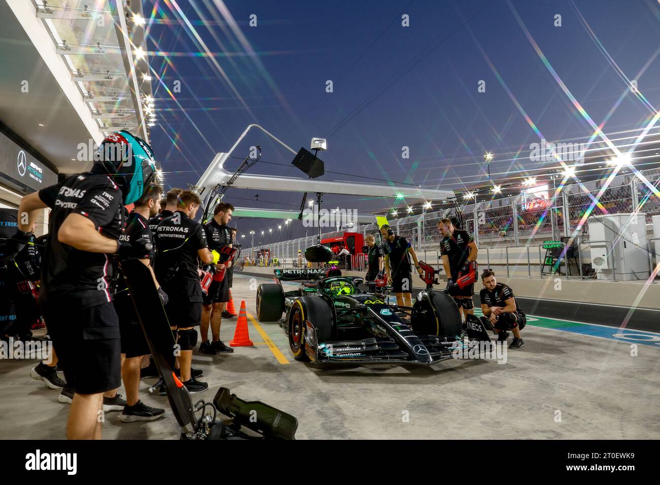 Doha, Qatar. 6th Oct, 2023. #44 Lewis Hamilton (GBR, Mercedes-AMG ...