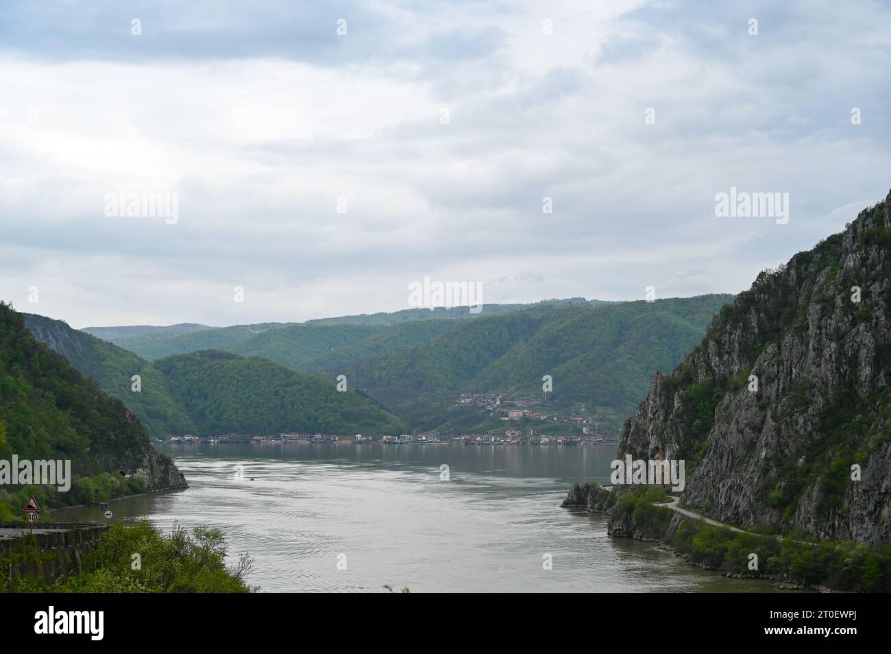 The Iron Gates is a gorge on the Danube River. The main feature and ...