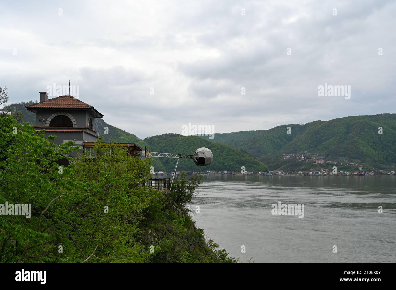 The Iron Gates is a gorge on the Danube River. The main feature and ...