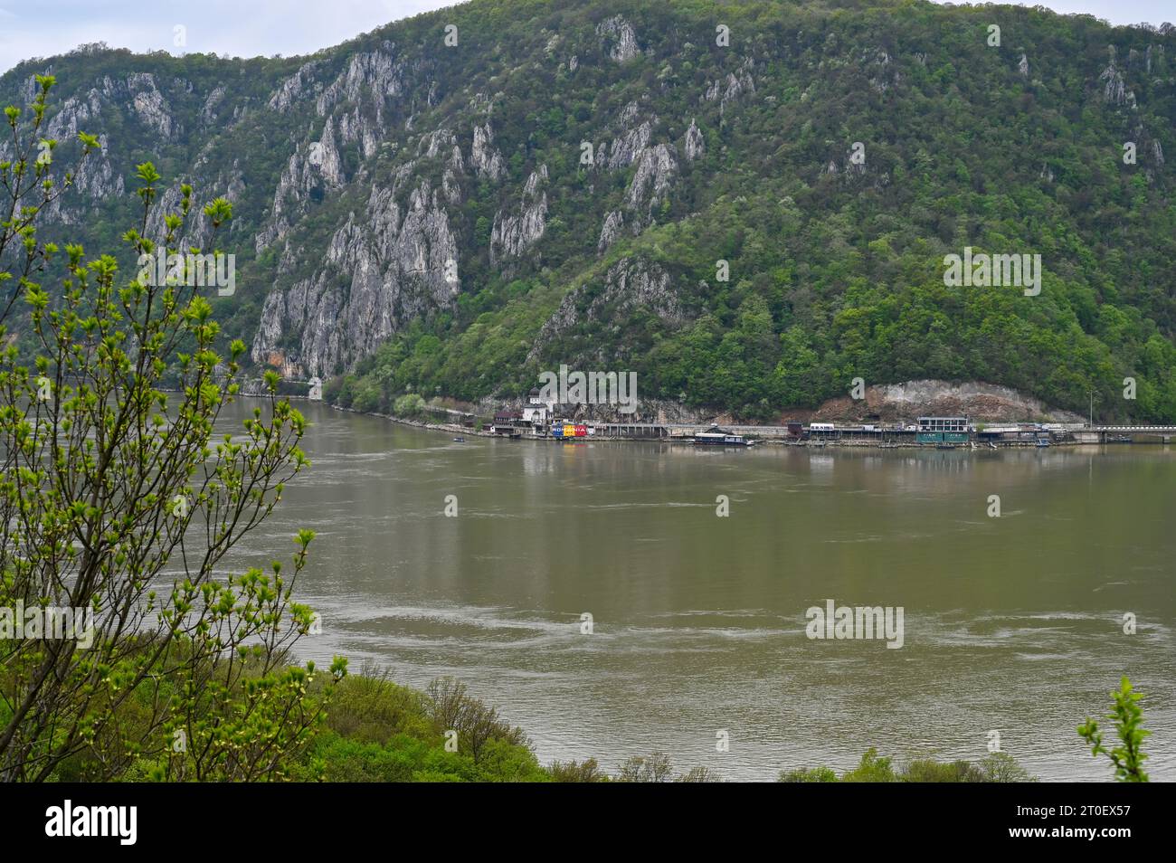 The Iron Gates is a gorge on the Danube River. The main feature and ...