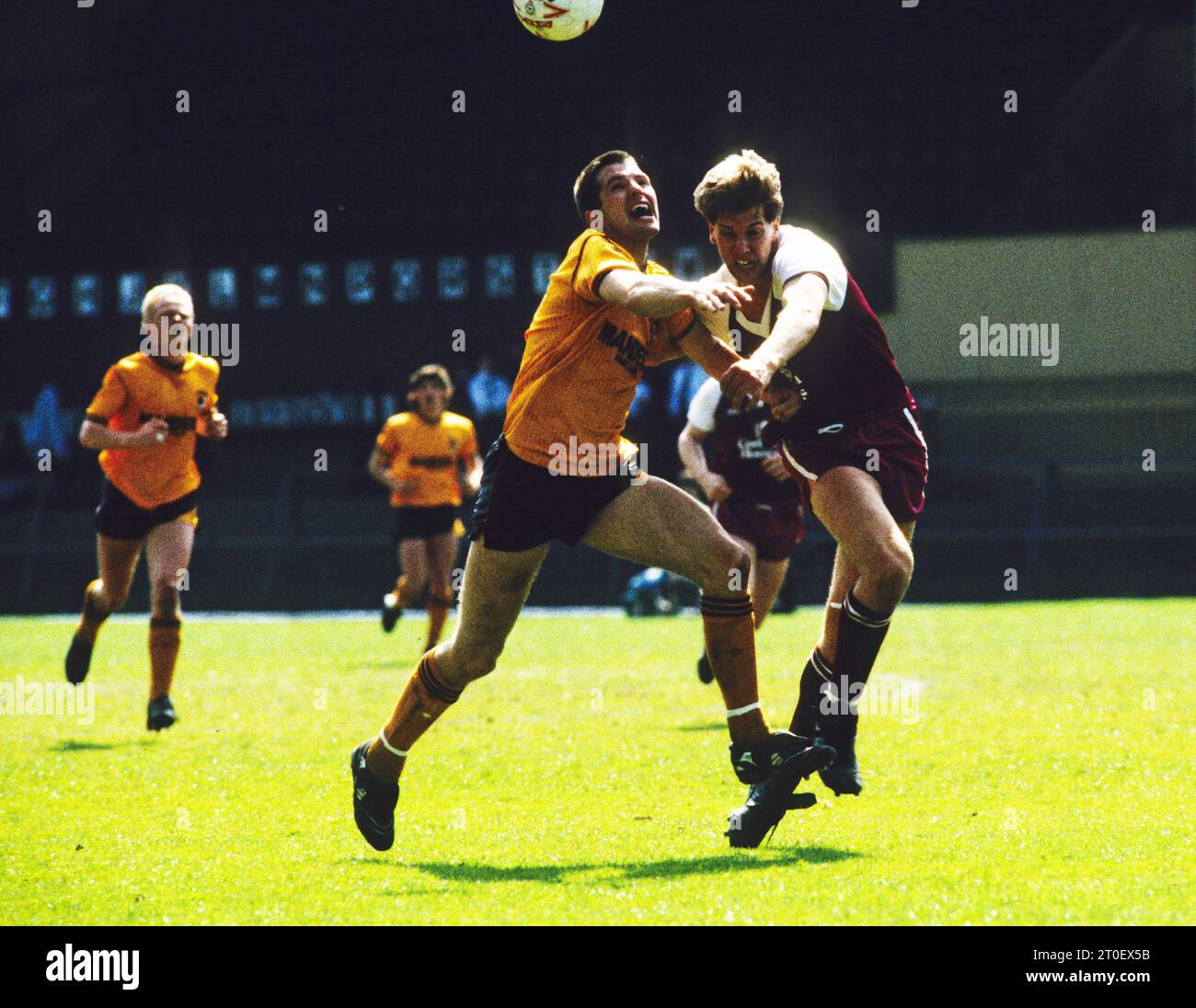 Wolves footballer Steve Bull, Wolverhampton Wanderers v Northampton ...