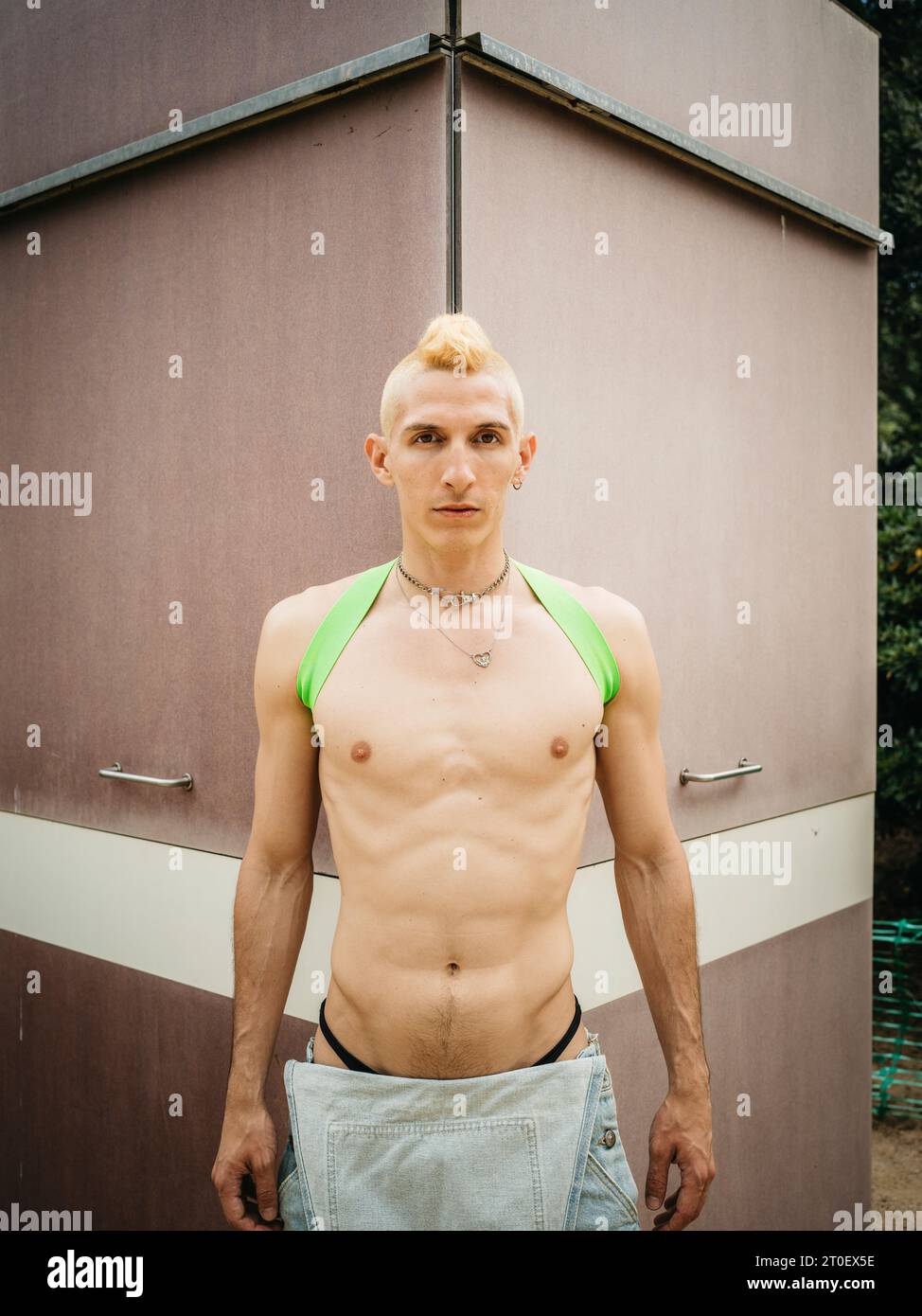 Non-binary human with free torso Stock Photo - Alamy
