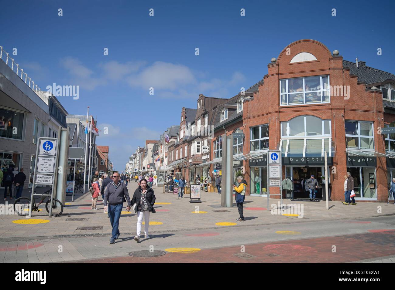 Westerland pedestrian zone hi-res stock photography and images - Alamy
