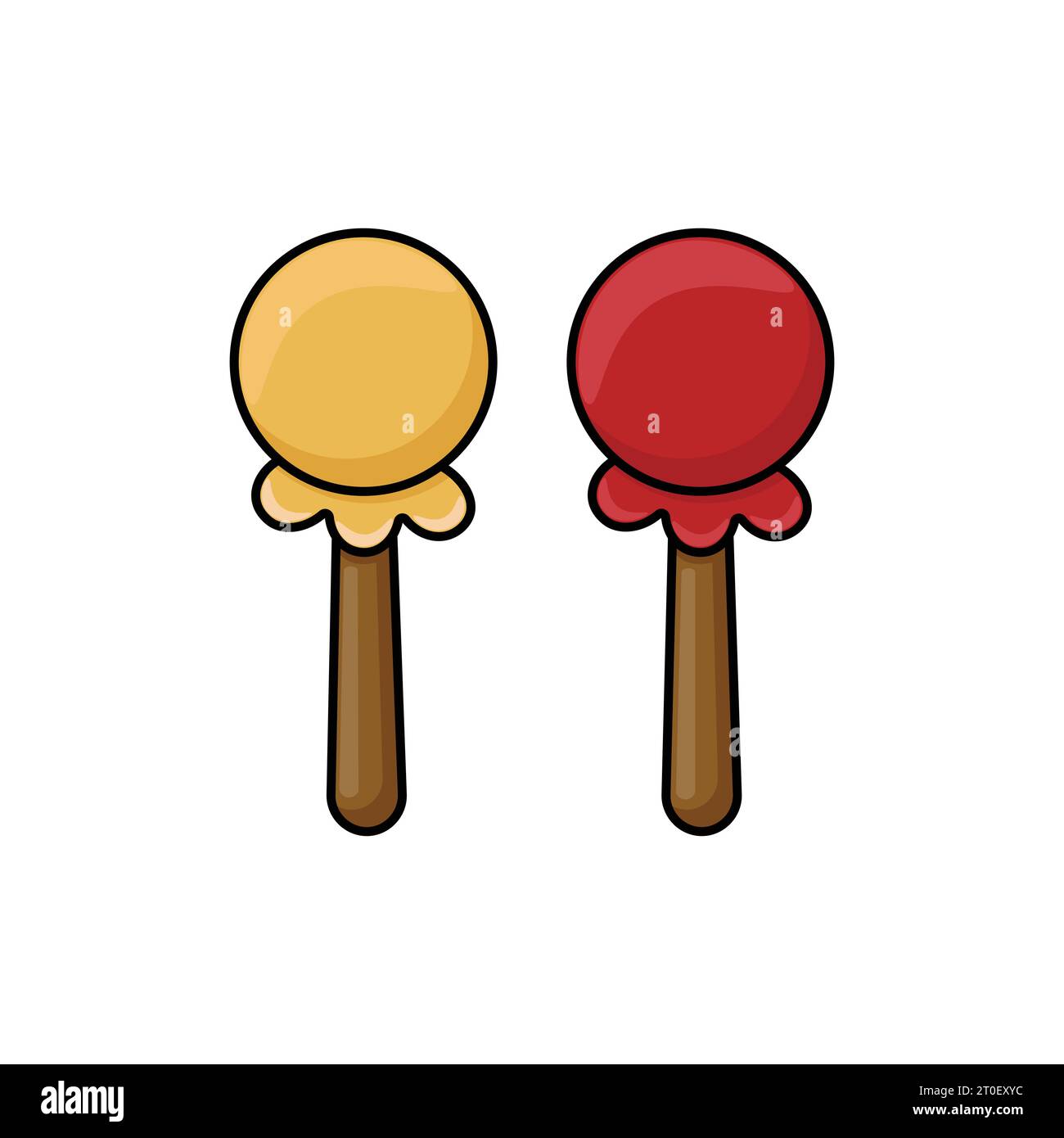 Cartoon Circus Drumsticks vector illustration for entertainment and ...
