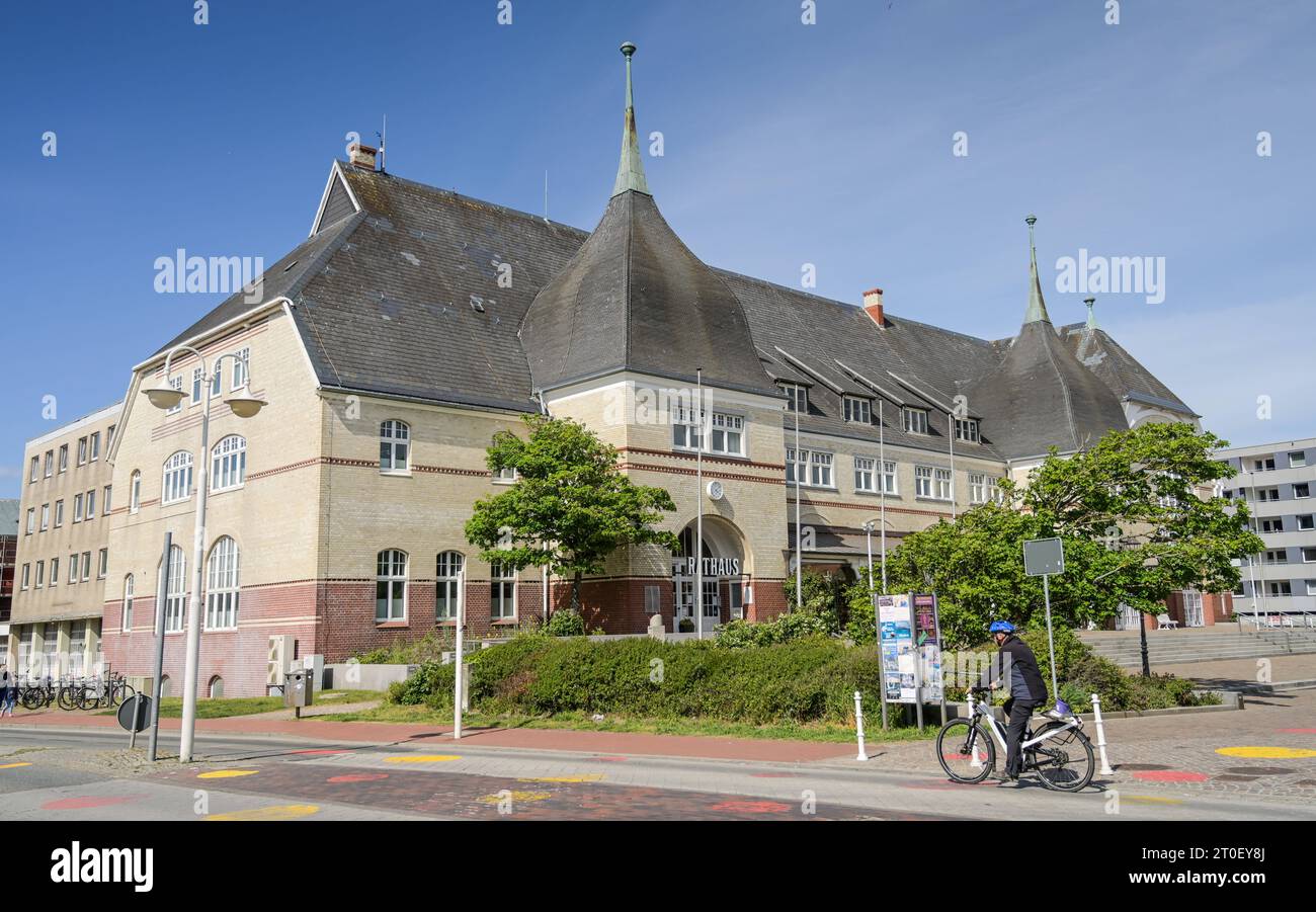 Rathaus, Rathausplatz, Andreas-Nielsen-Straße, Westerland, Sylt ...