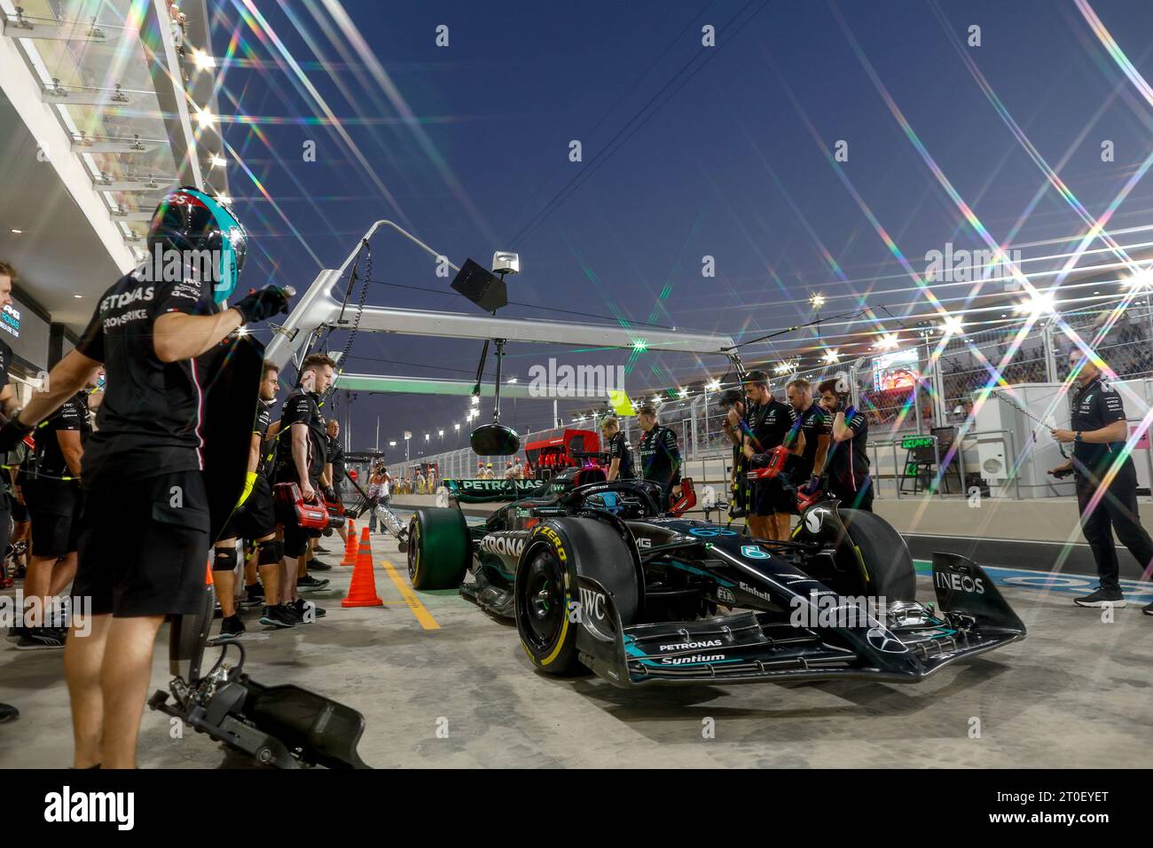 Doha, Qatar. 6th Oct, 2023. #63 George Russell (GBR, Mercedes-AMG ...