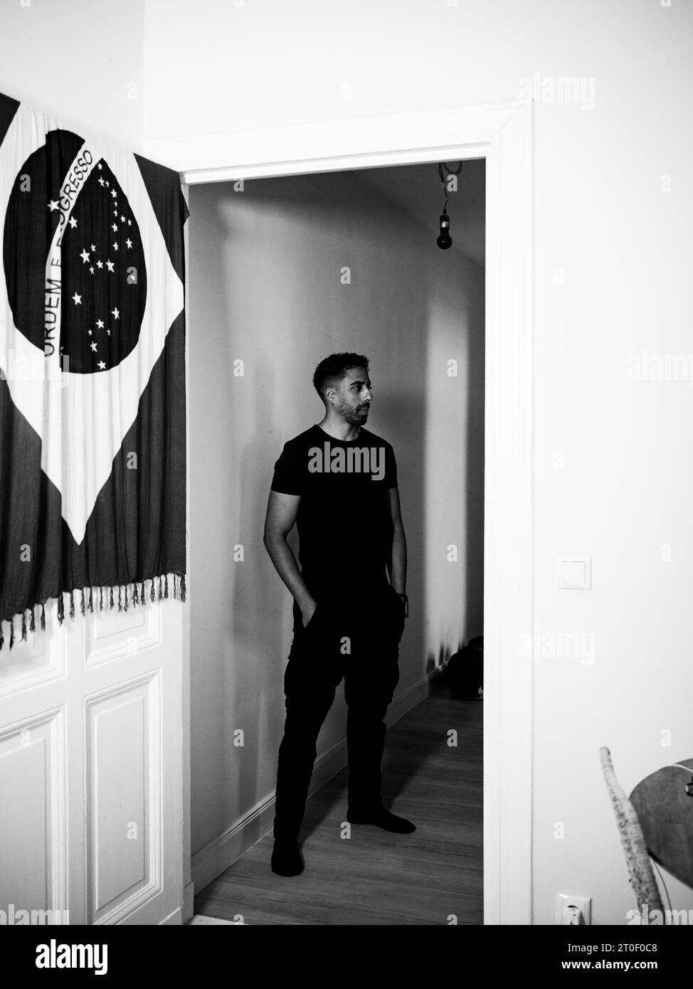 Side view from inside Black and White Stock Photos & Images - Alamy