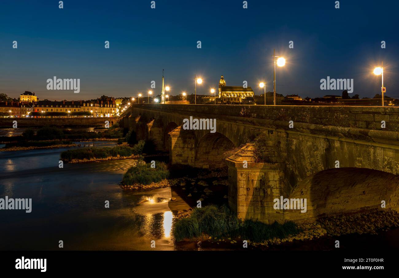 The Pont Jacques Gabriel is a 283 m long and 15 m wide stone arch ...