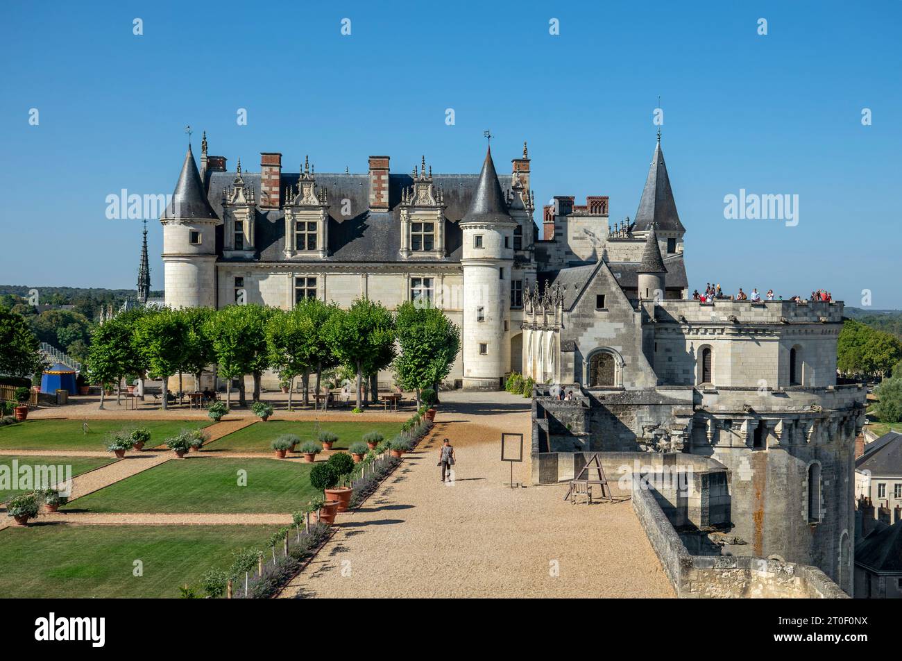 Amboise Castle is one of the most important castles on the Loire in ...
