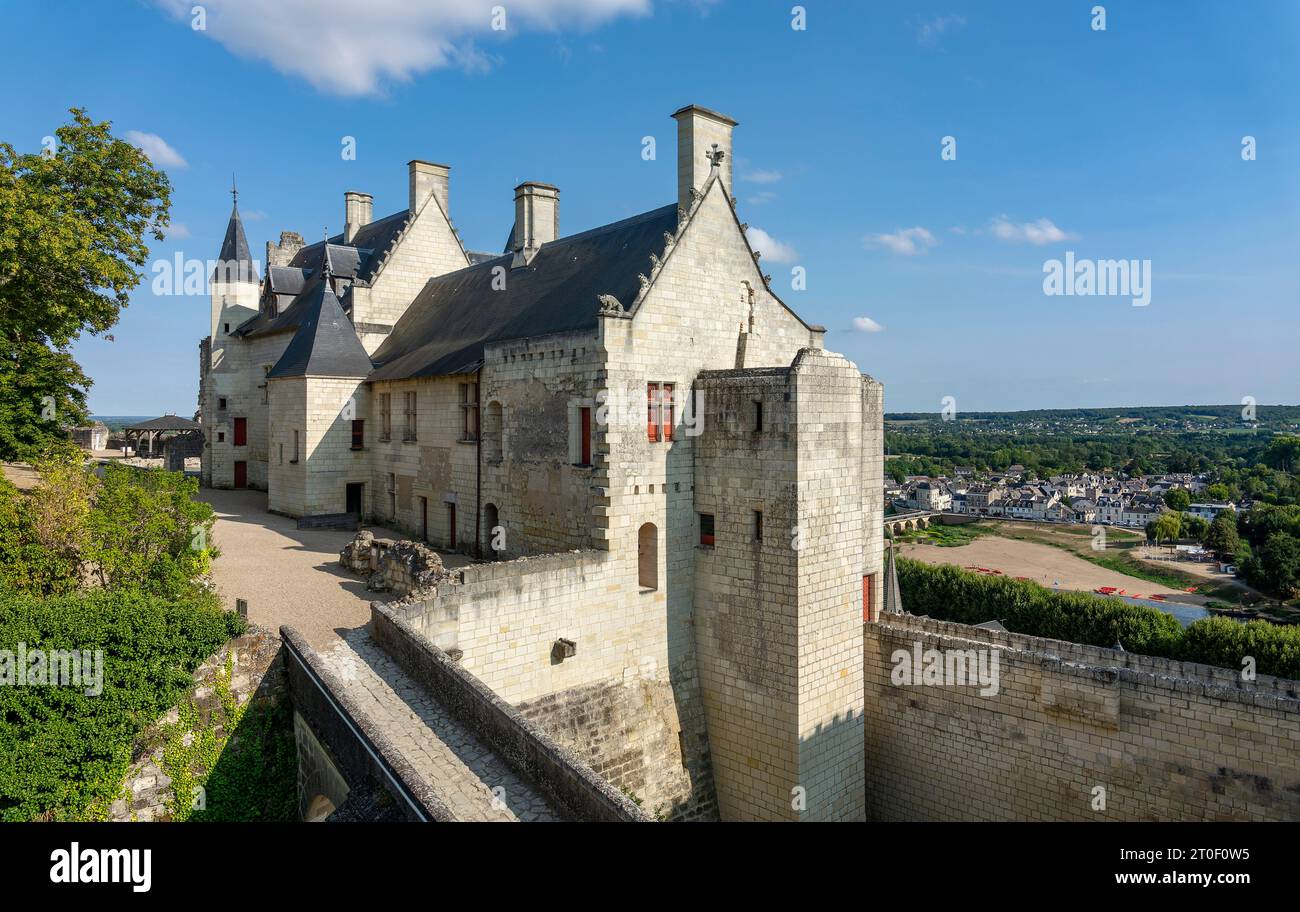 Chinon castle hi-res stock photography and images - Alamy