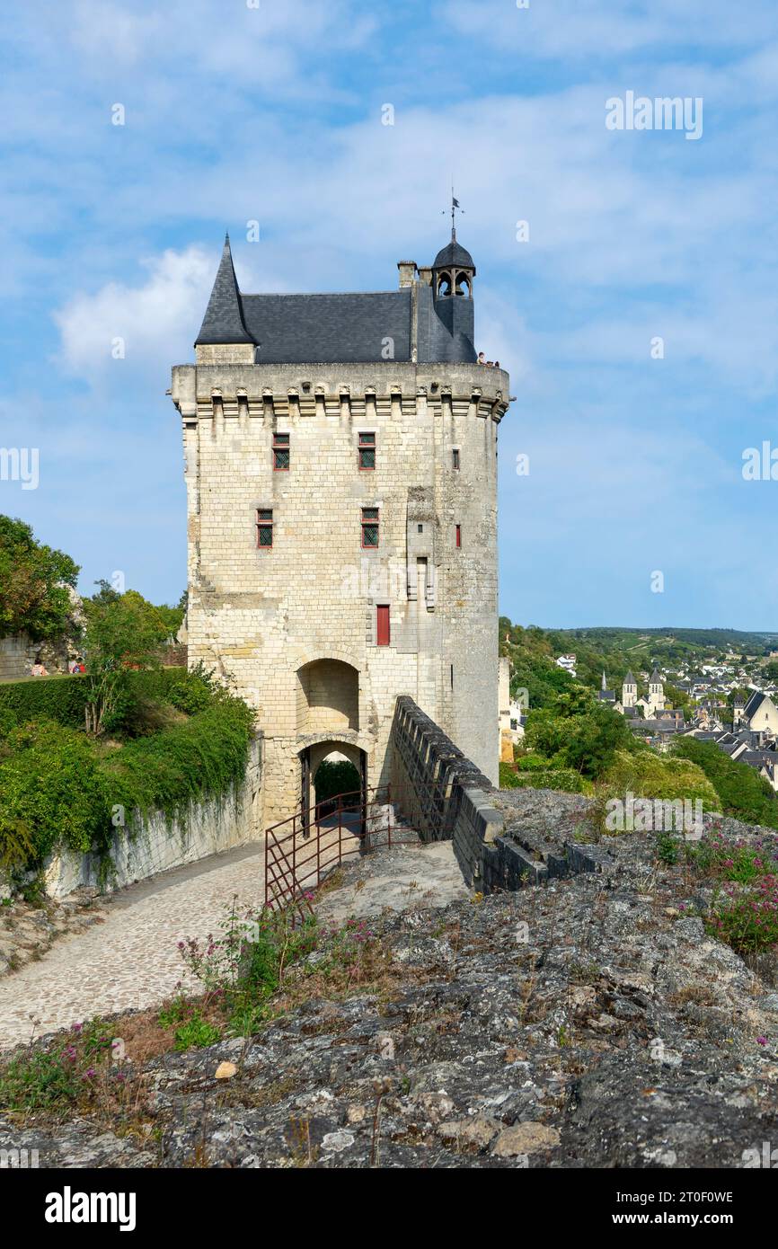 Chinon castle hi-res stock photography and images - Alamy