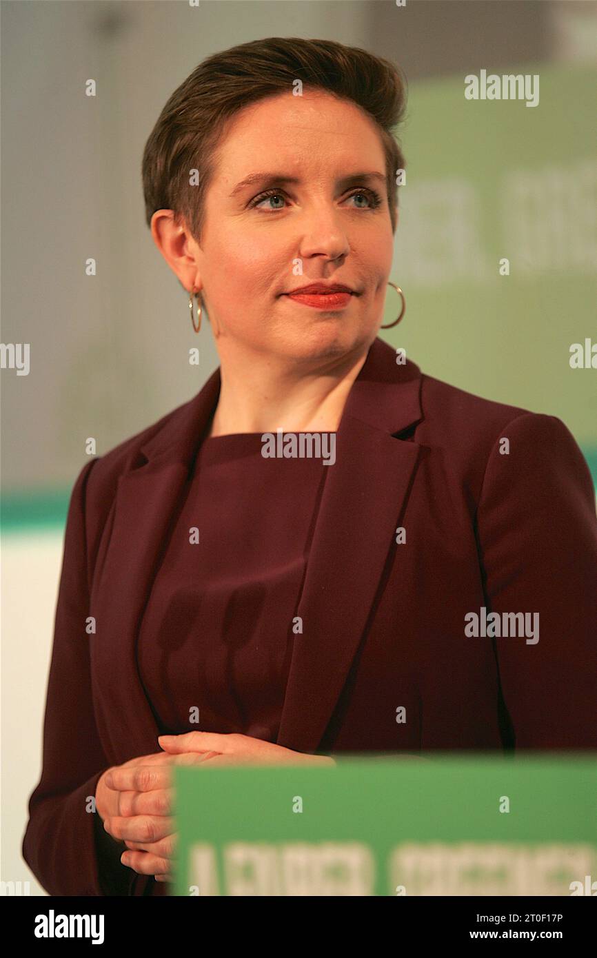 The Green Party Conference 2023 Joint leader Carla Denyer gives her ...