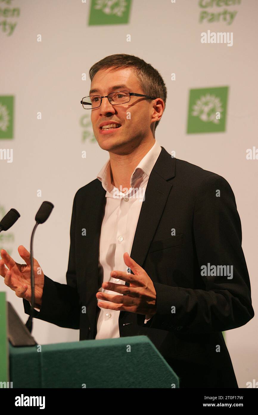 The Green Party Conference 2023 Joint leader Adrian Ramsay gives his ...