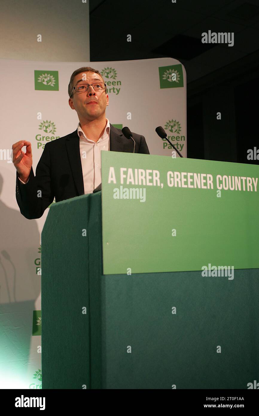 The Green Party Conference 2023 Joint leader Adrian Ramsay gives his ...