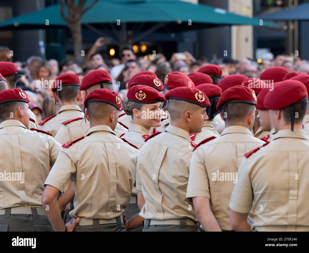 Zaragoza, Spain. 6th october, 2023. Princess Leonor has paid her ...