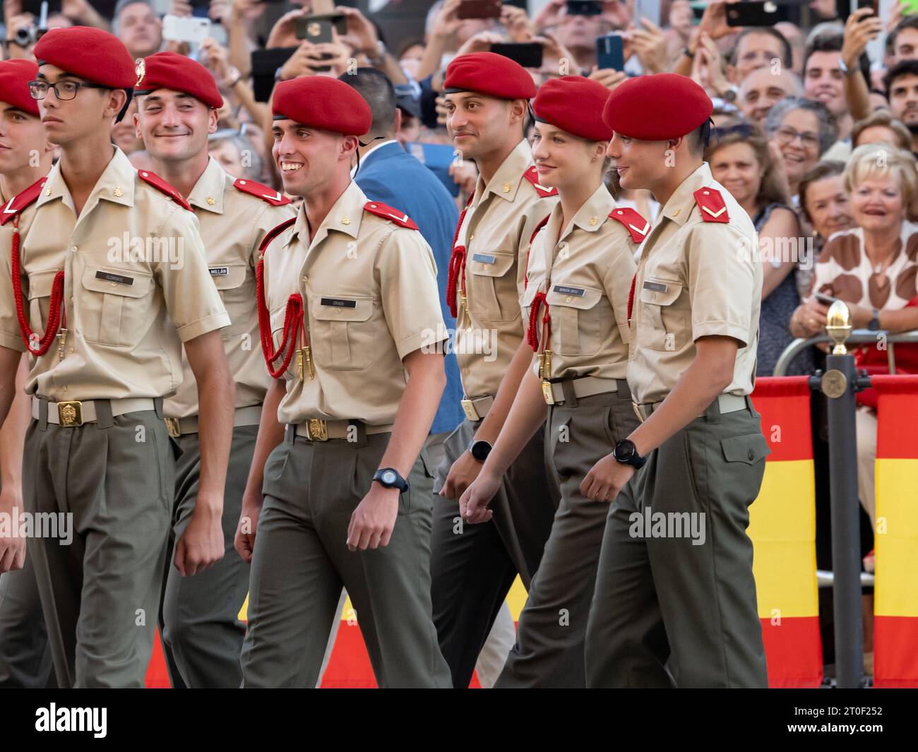 Zaragoza, Spain. 6th october, 2023. Princess Leonor has paid her ...