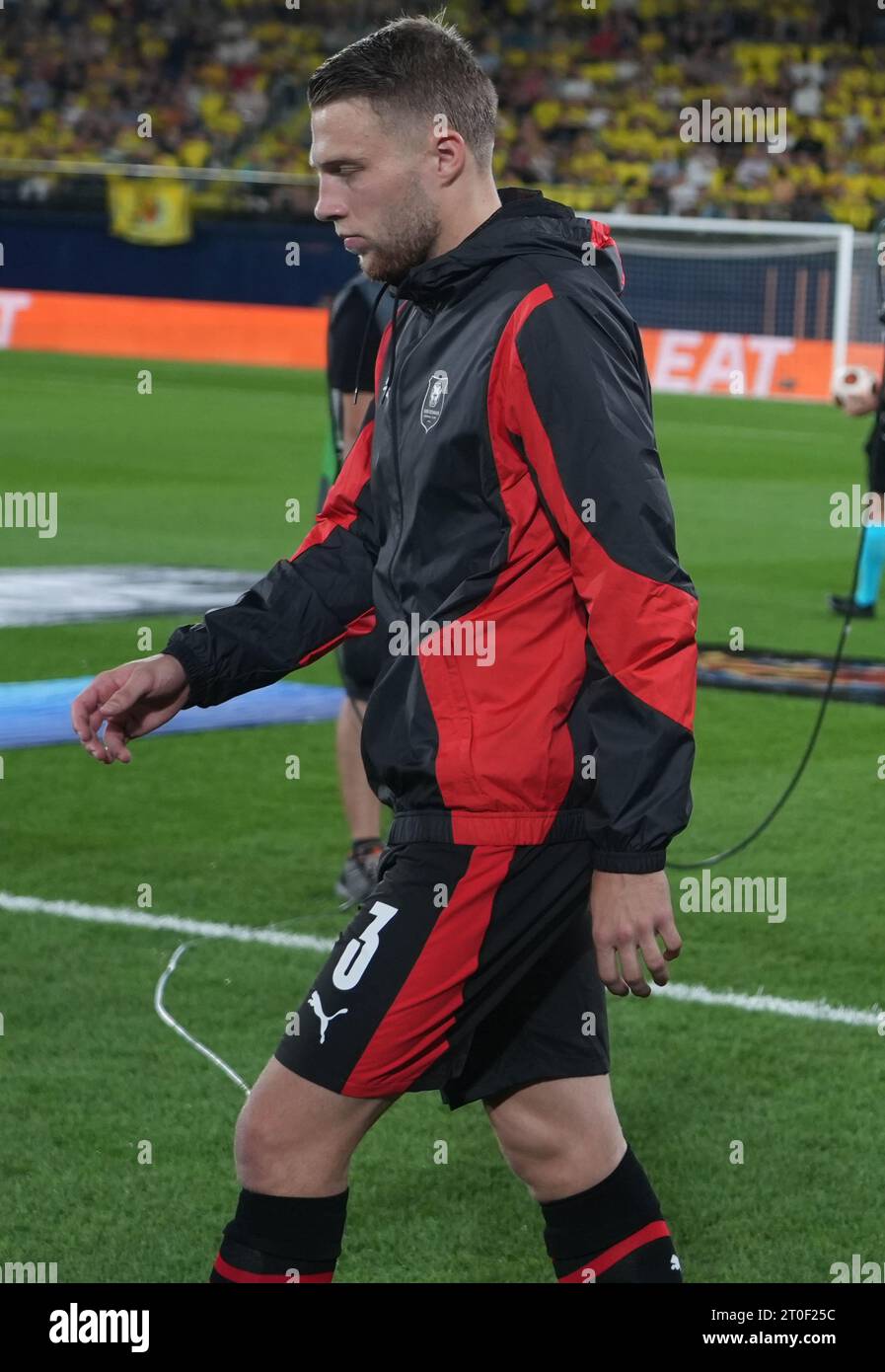 Adrien Truffert of Stade Rennais during the UEFA Europa League, Group F ...