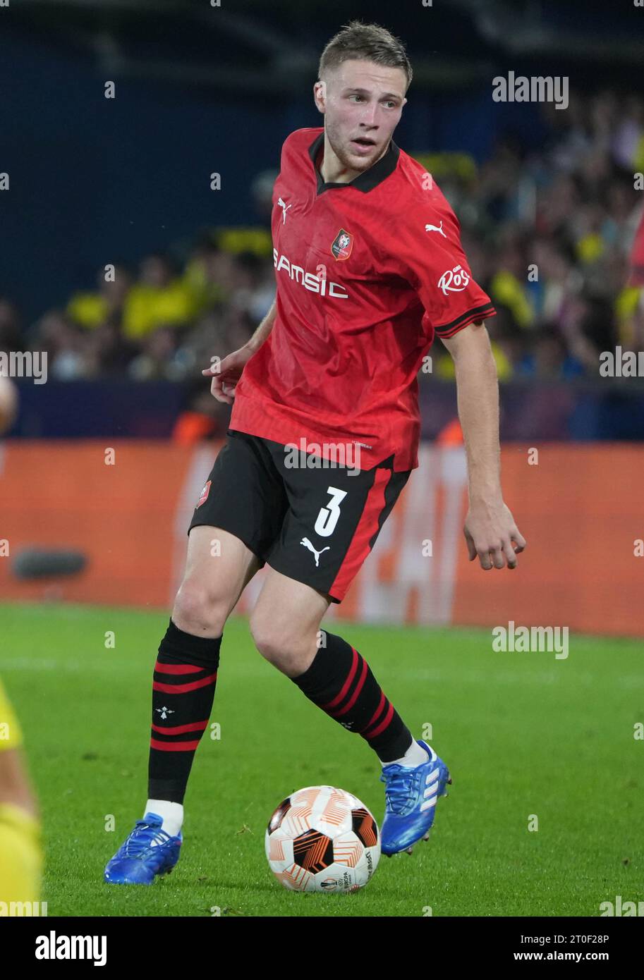 Adrien Truffert of Stade Rennais during the UEFA Europa League, Group F ...