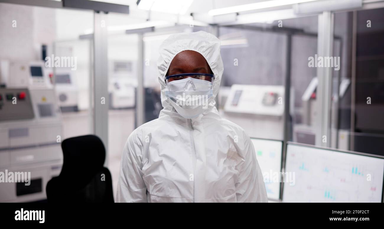 Pharmaceutical Industry Manufacturing Factory. Medical Engineer Using ...