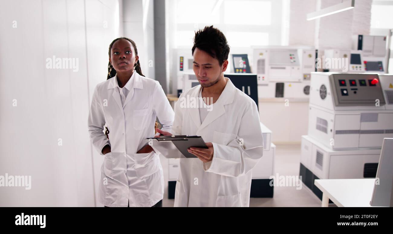 Factory Inspection Work And Surveying. Safety Management Check Stock ...