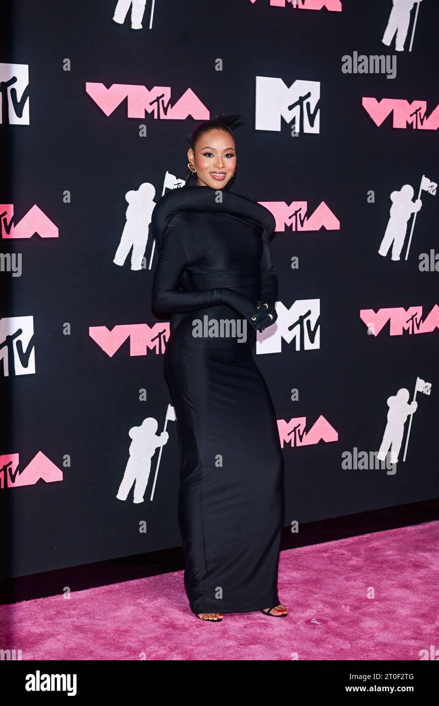 Pretty Vee attends the 2023 Video Music Awards at Prudential Center in ...