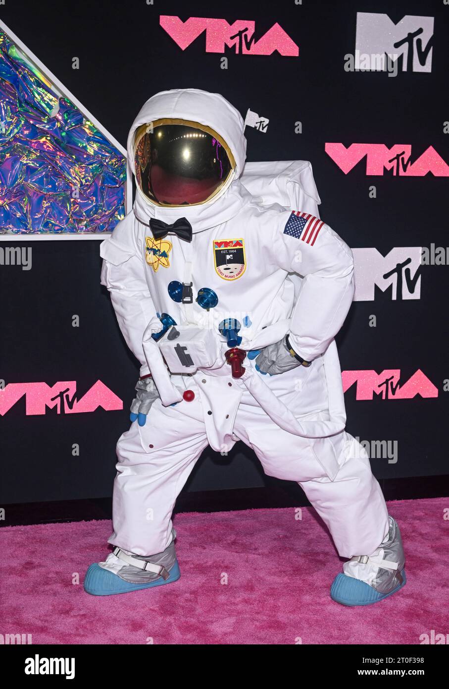 The MTV Moon Person attends the 2023 Video Music Awards at Prudential ...