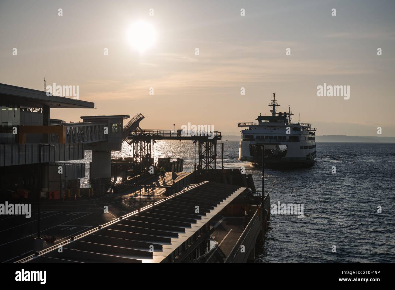 Seattle, USA. 29 Sep, 2023. The newly finished Colman Ferry Terminal on ...