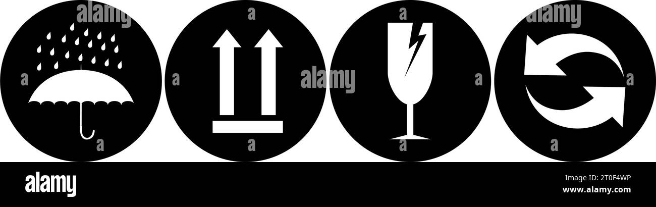 symbols for package boxs Stock Vector Image & Art - Alamy