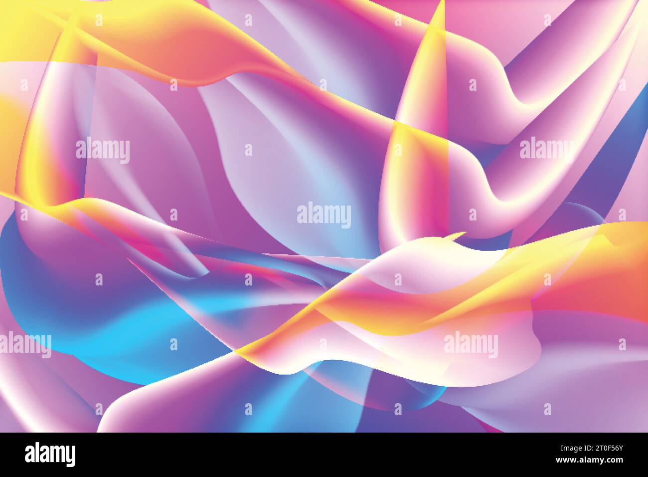 Creative Modern Abstract Gradient Colored Overly Colorful Wavy Style Wallpaper Hd Blended Vector