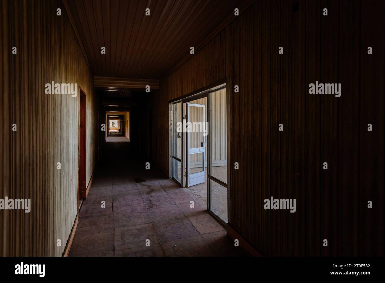 Scary school corridor hi-res stock photography and images - Alamy