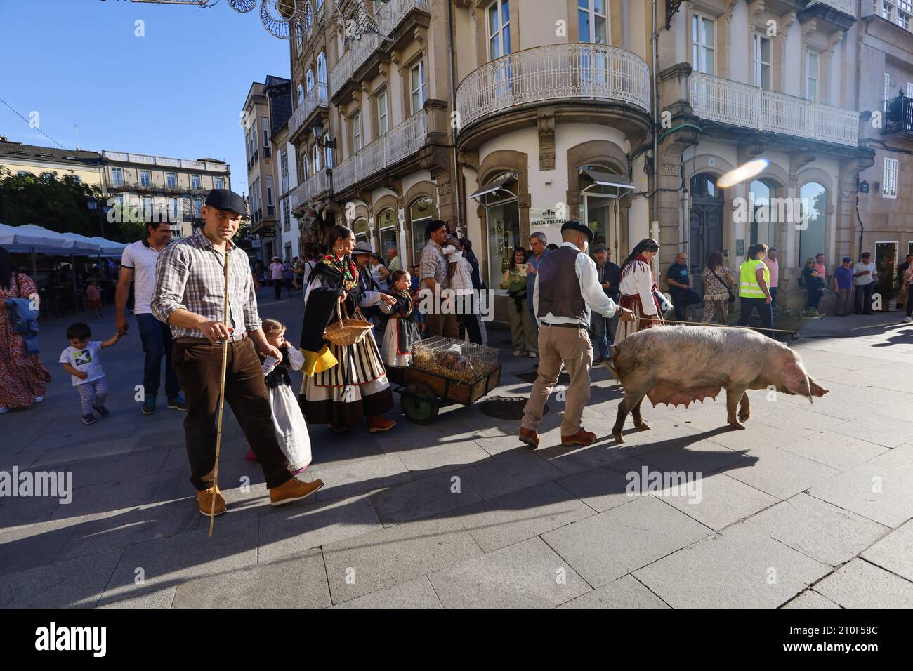 October 6, 2023: Lugo, Galicia, Spain. As part of the Saint Froilan ...
