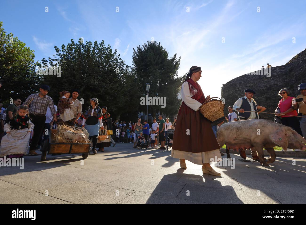 October 6, 2023: Lugo, Galicia, Spain. As part of the Saint Froilan ...