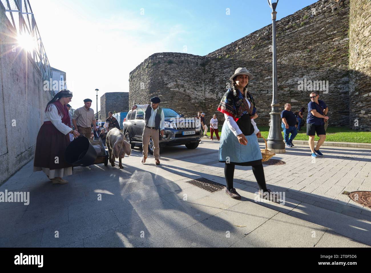 October 6, 2023: Lugo, Galicia, Spain. As part of the Saint Froilan ...