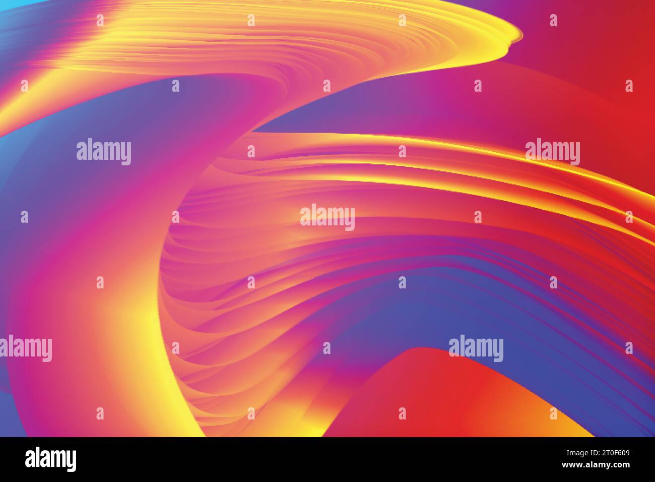 blended overly modern art abstract gradient colorful wavy with fluid ...