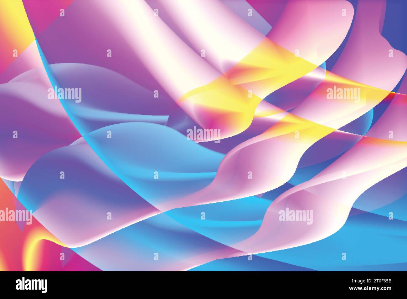 blended overly colorful gradient creative abstract with wavy style with ...