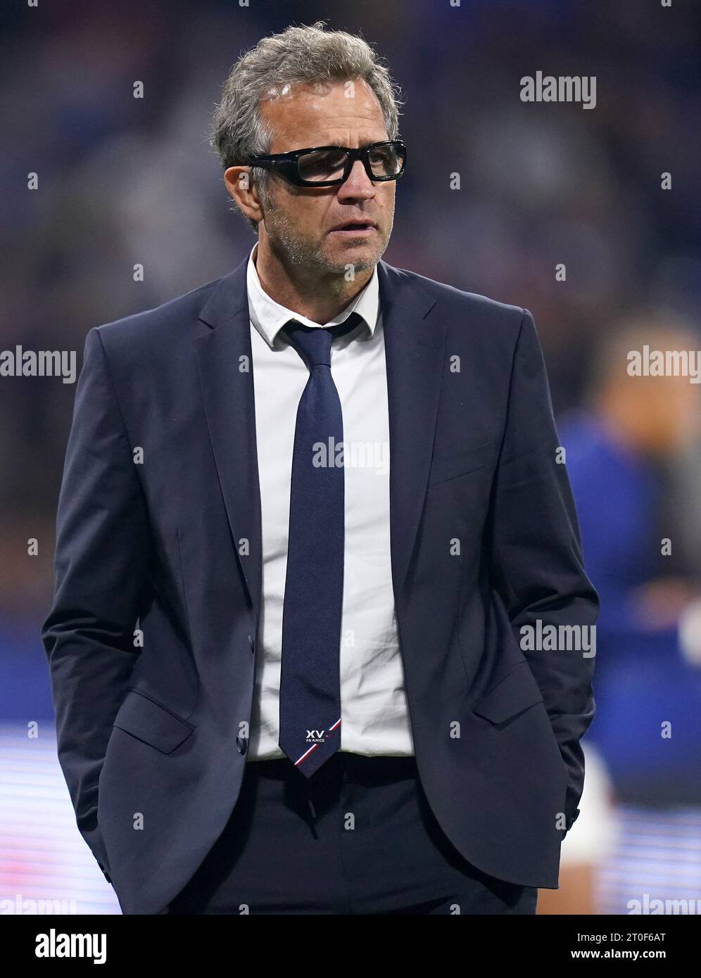 France head coach Fabien Galthie before the Rugby World Cup 2023, Pool ...