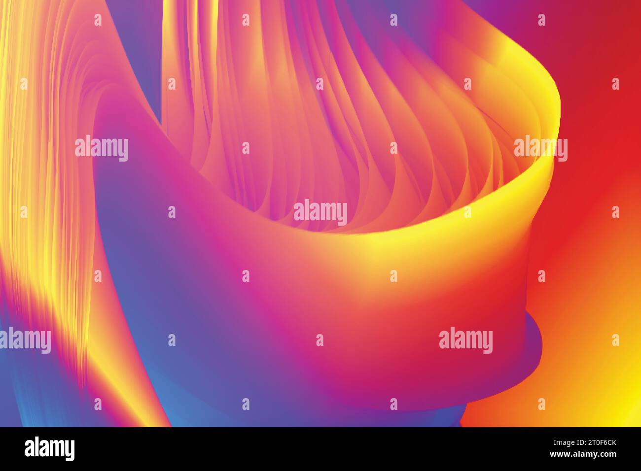 abstract blended overly gradient colored creative modern wavy fluid ...