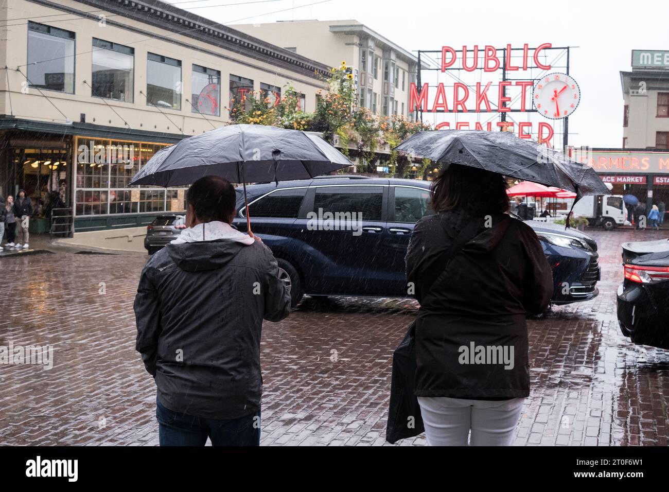 Seattle rain market hi-res stock photography and images - Alamy
