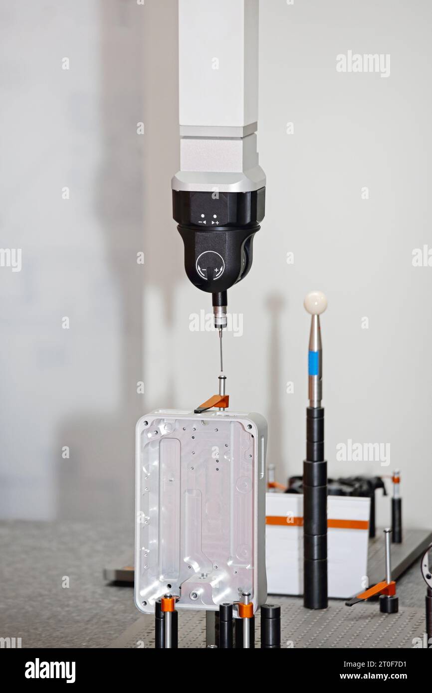 Multi Axis Touch Trigger Probe System Quality Control Check Stock Photo ...