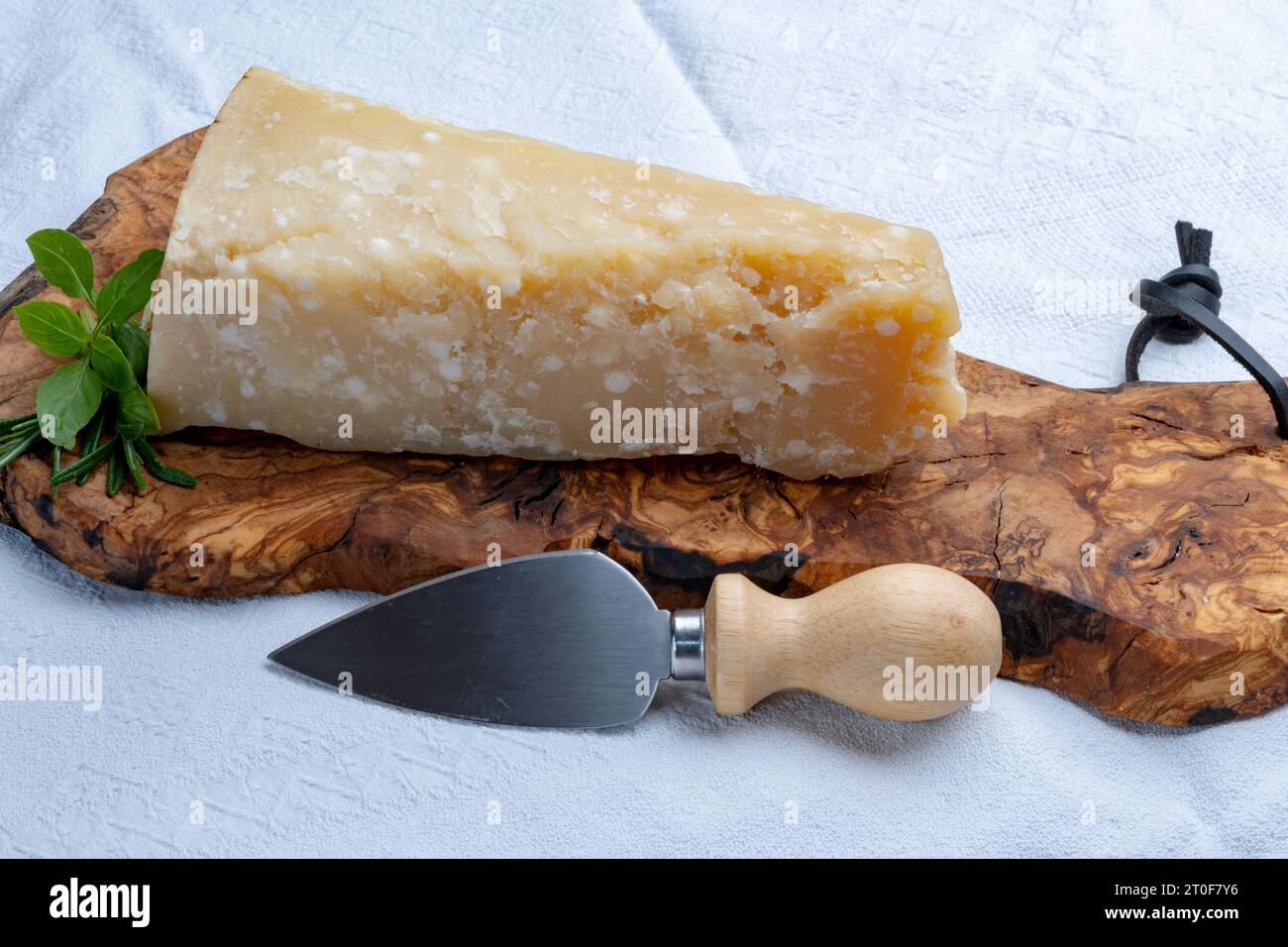 Cheese collection, hard matured yellow Italian cheese parmesan or ...