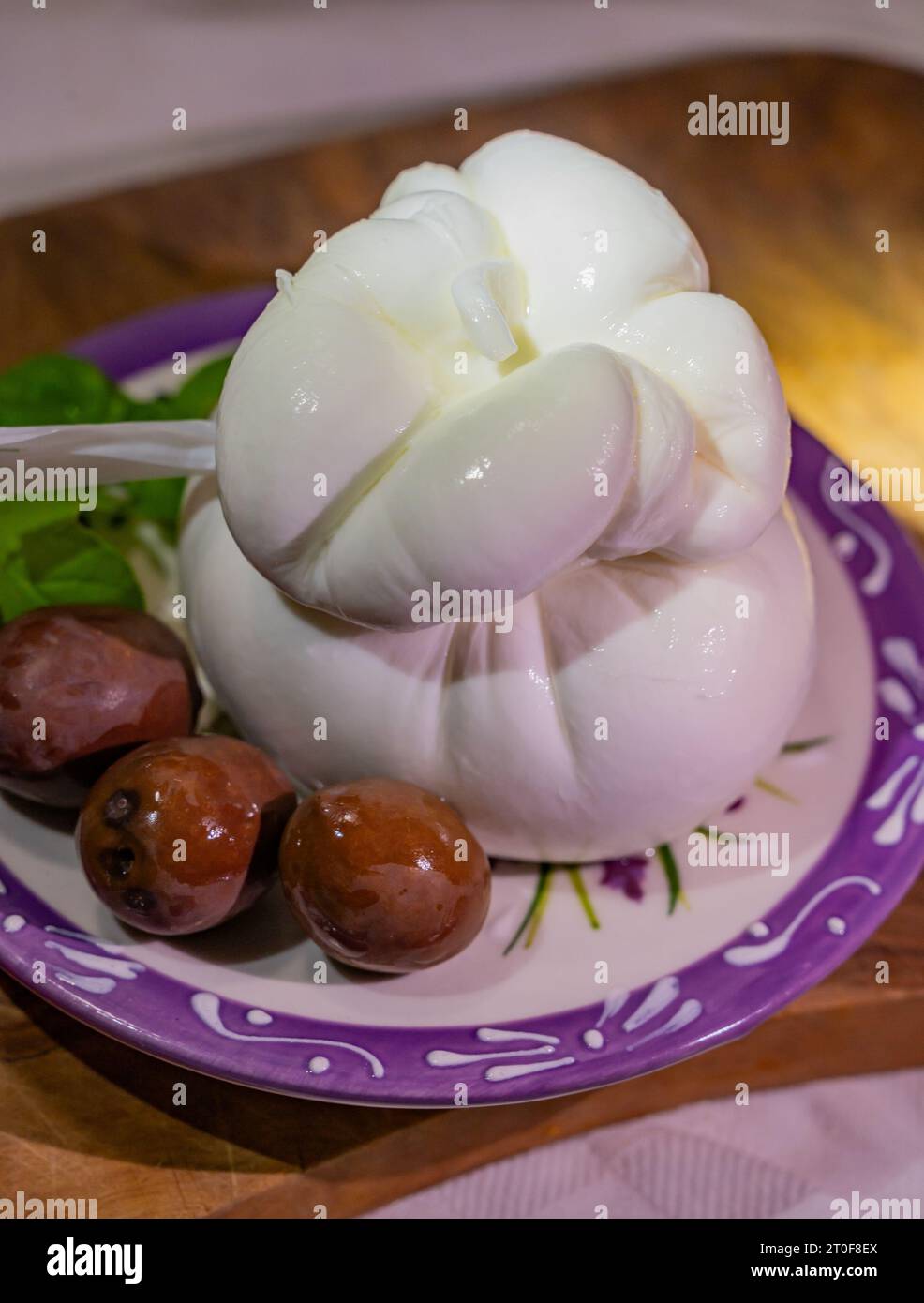 Cheese collection, fresh soft handmade Italian cheese from Puglia ...